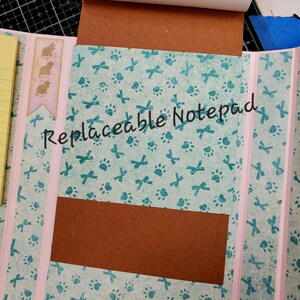 Adorable Cat Themed Legal Pad Holder With Post-it Notes - Etsy