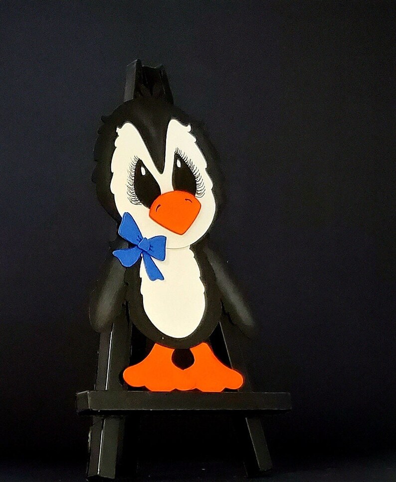Penguin Die Cut Scrapbook or Card Embellishments - Etsy