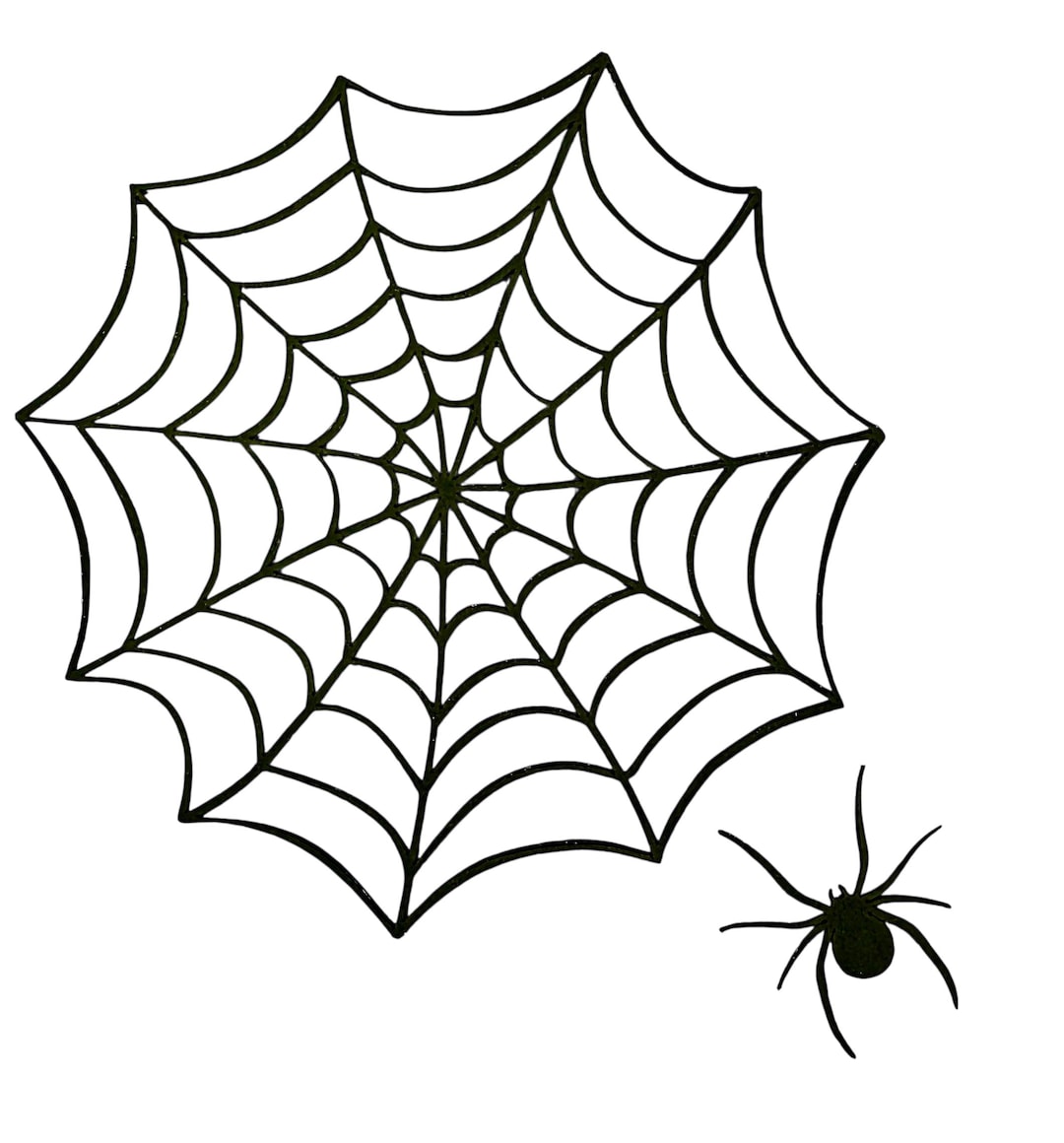 Spider Web Die Cut Paper Piecing for Halloween Scrapbook Layout - Etsy