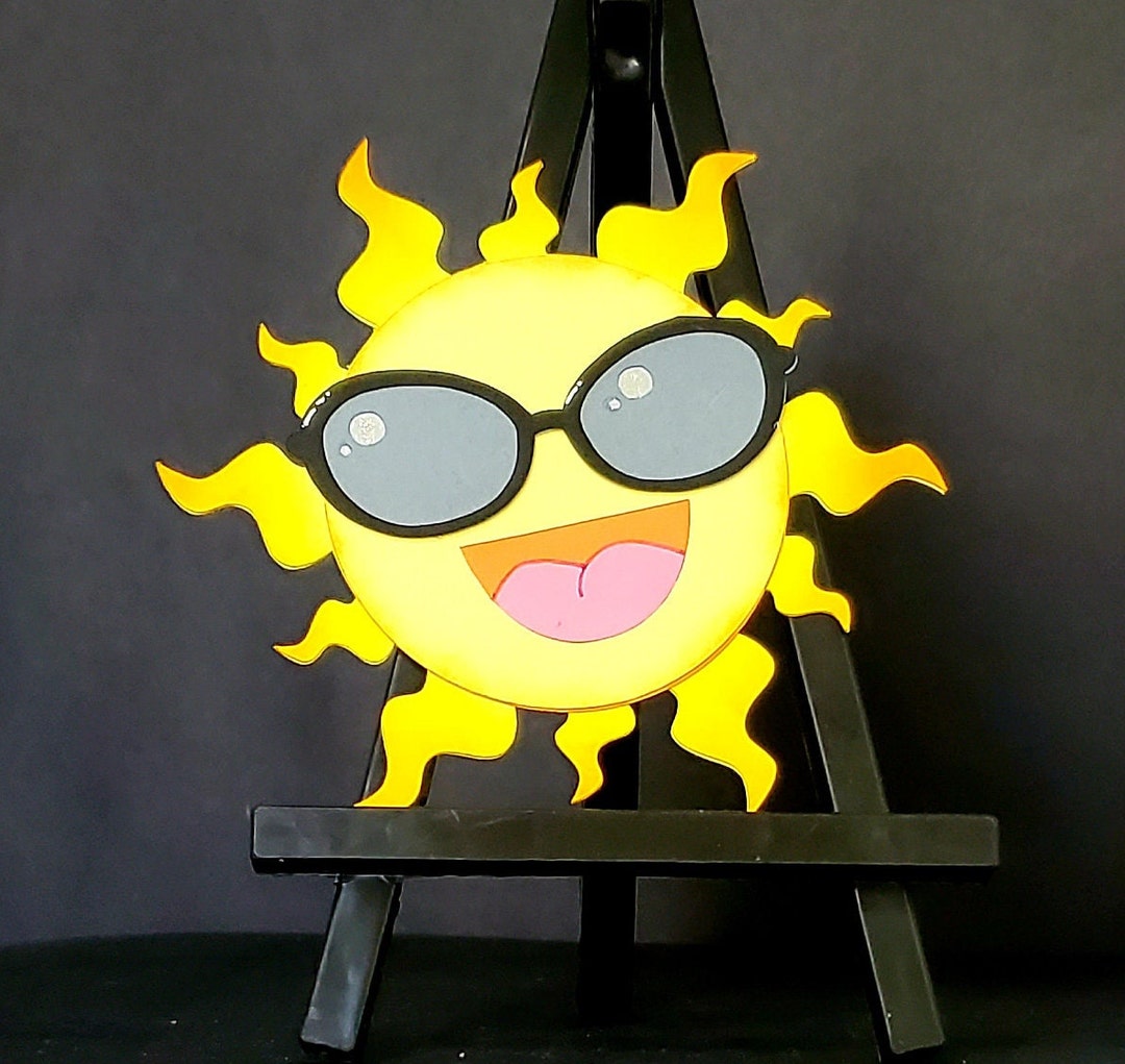 Sun Die Cut Scrapbook or Card Embellishment - Etsy