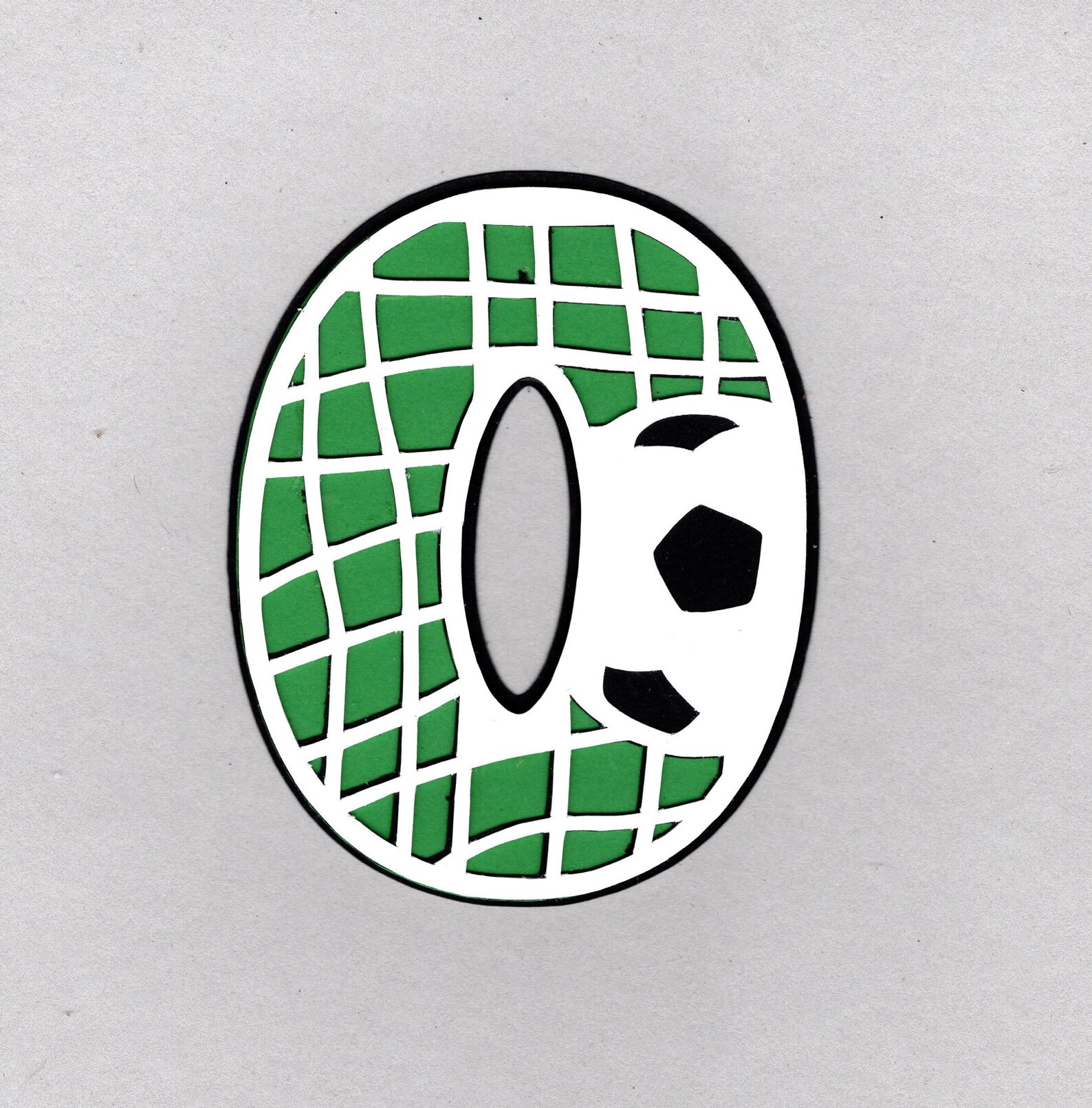 Soccer Numbers Die Cut Paper Piecing Scrapbook Embellishment - Etsy