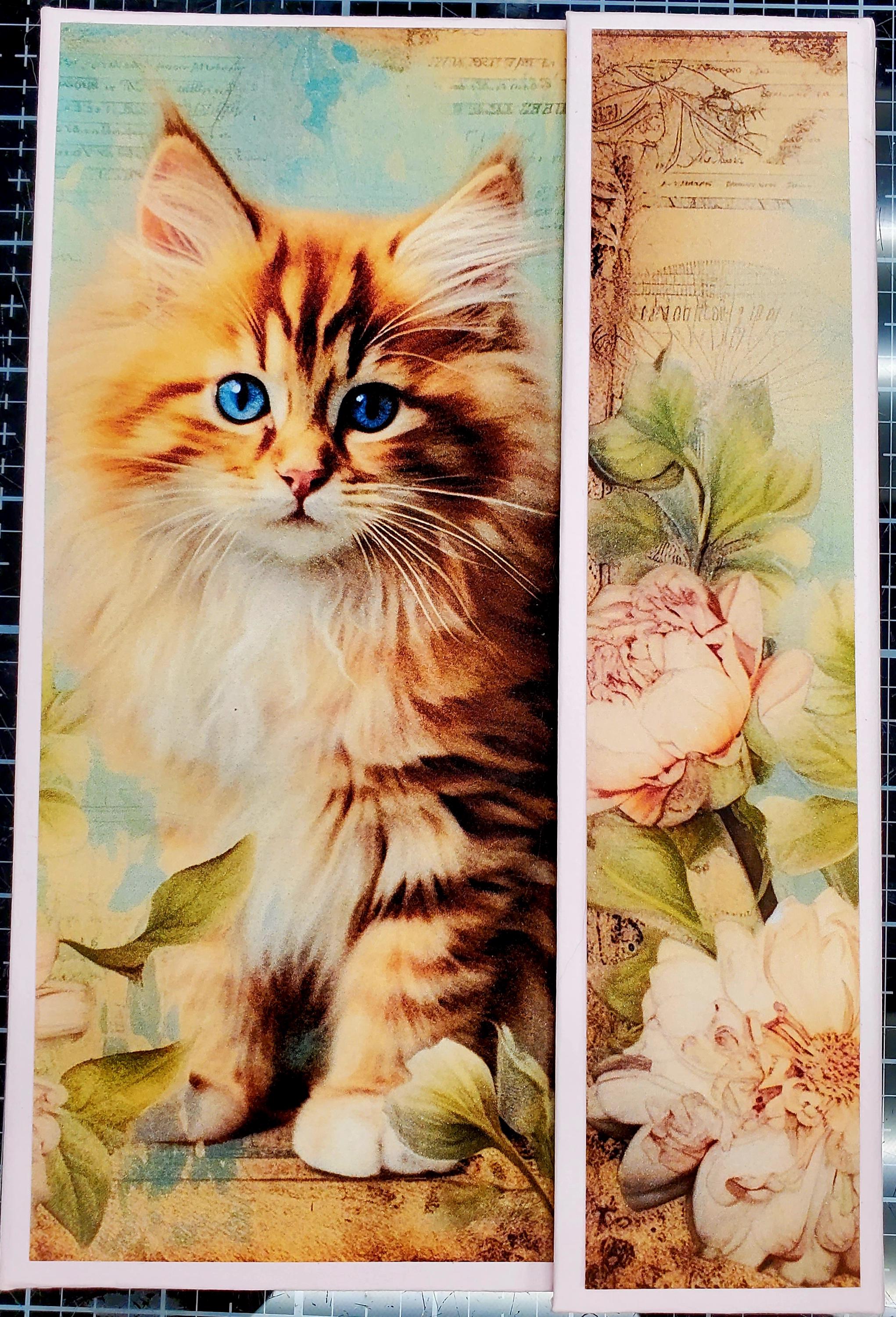 Adorable Cat Themed Legal Pad Holder With Post-it Notes - Etsy
