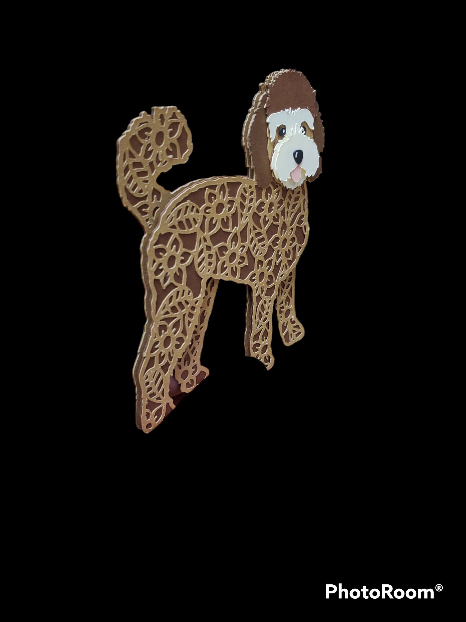 Labradoodle Die Cut Paper Piecing Scrapbook Embellishment 3D - Etsy