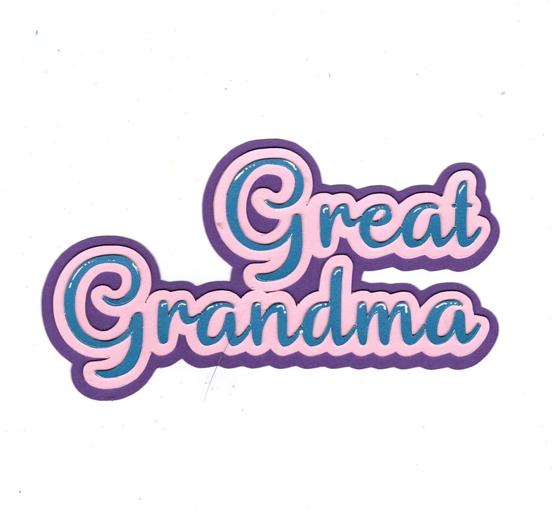 Custom Order Great Grandma - Etsy