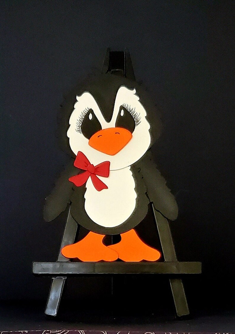 Penguin Die Cut Scrapbook or Card Embellishments - Etsy