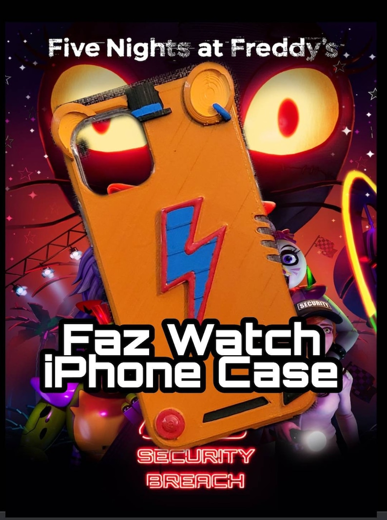 Faz Watch Security Breach Five Nights Freddy Fnaf Inspired Phone Case ...