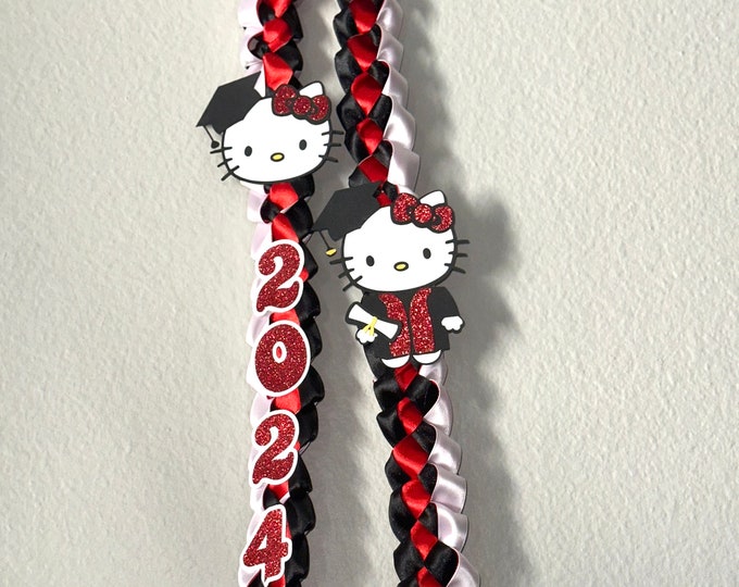 Hello Kitty Graduation Leis / Graduation Gift /dodgers Lei/ Kuromi Lei ...