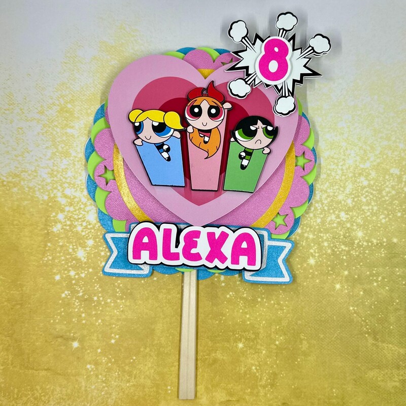 Powerpuff Girls Cake Topper - Etsy