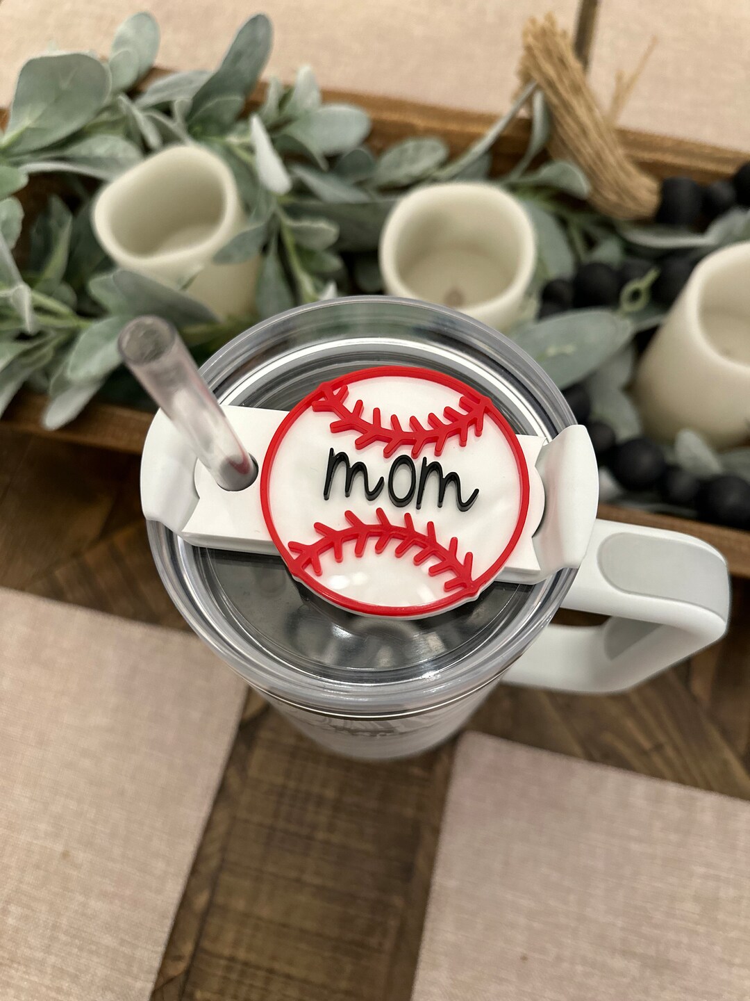 Stanley Baseball Name Plate - H2.0 - Tumbler Name Plate - Baseball Mom ...