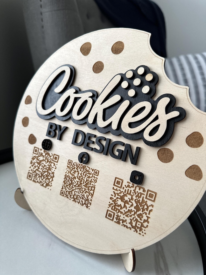 Business Sign - Business Display - QR Code - Logo - Cottage Bakery ...