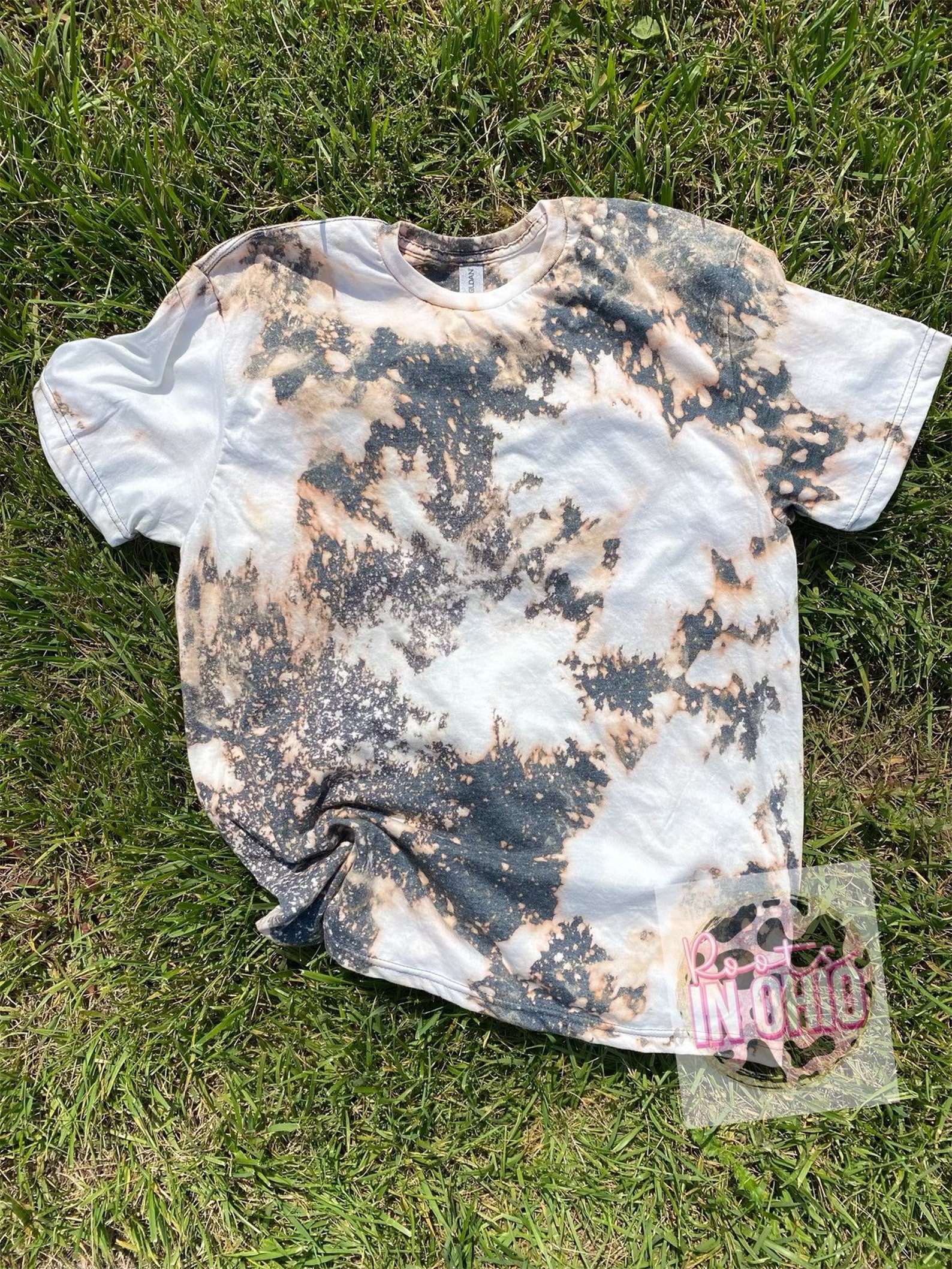 Wholesale Cowhide Bleached Blank Shirt Bleached Tee - Etsy