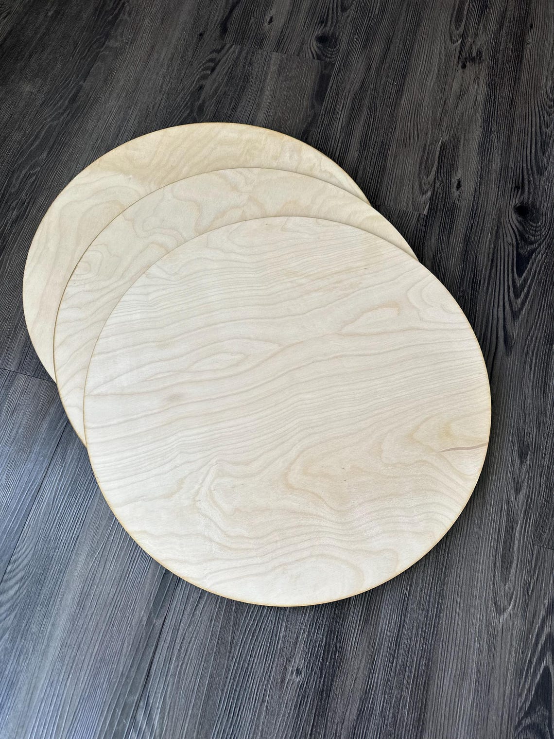 18” Wood BLANK Round - Unfinished Wood Round - Laser Cut Circles - Door ...