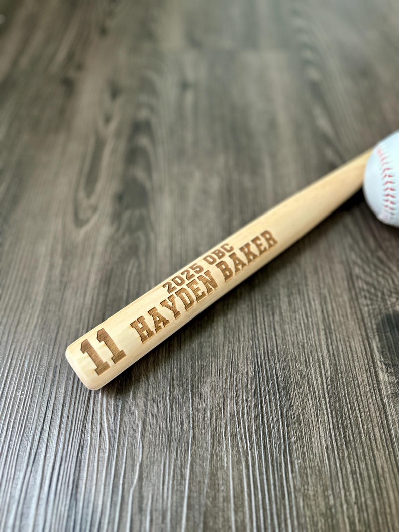 Personalized Baseball Bat - Softball Bat - Coaches Gift - End of Season ...