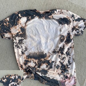 Wholesale Cowhide Bleached Blank Shirt Bleached Tee - Etsy