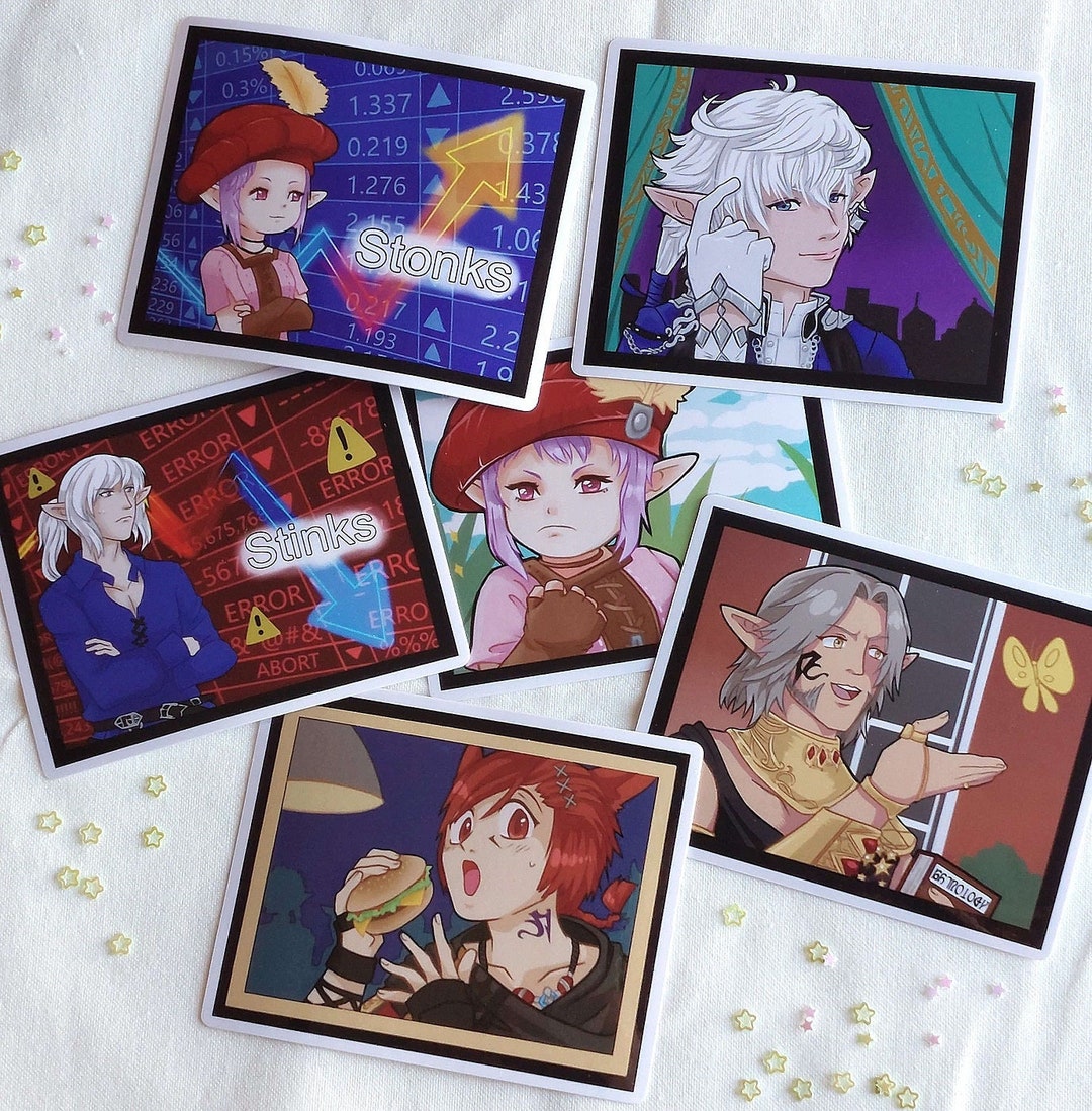 Scions of the Seventh Dawn Meme Sticker Set - Part 1 -- Final Fantasy ...