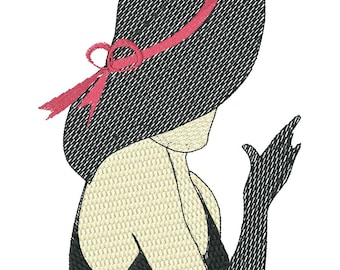 Lady Embroidery - Etsy