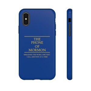 LDS Christian Phone Case "the Phone of Mormon" Gift Missionary Gift ...