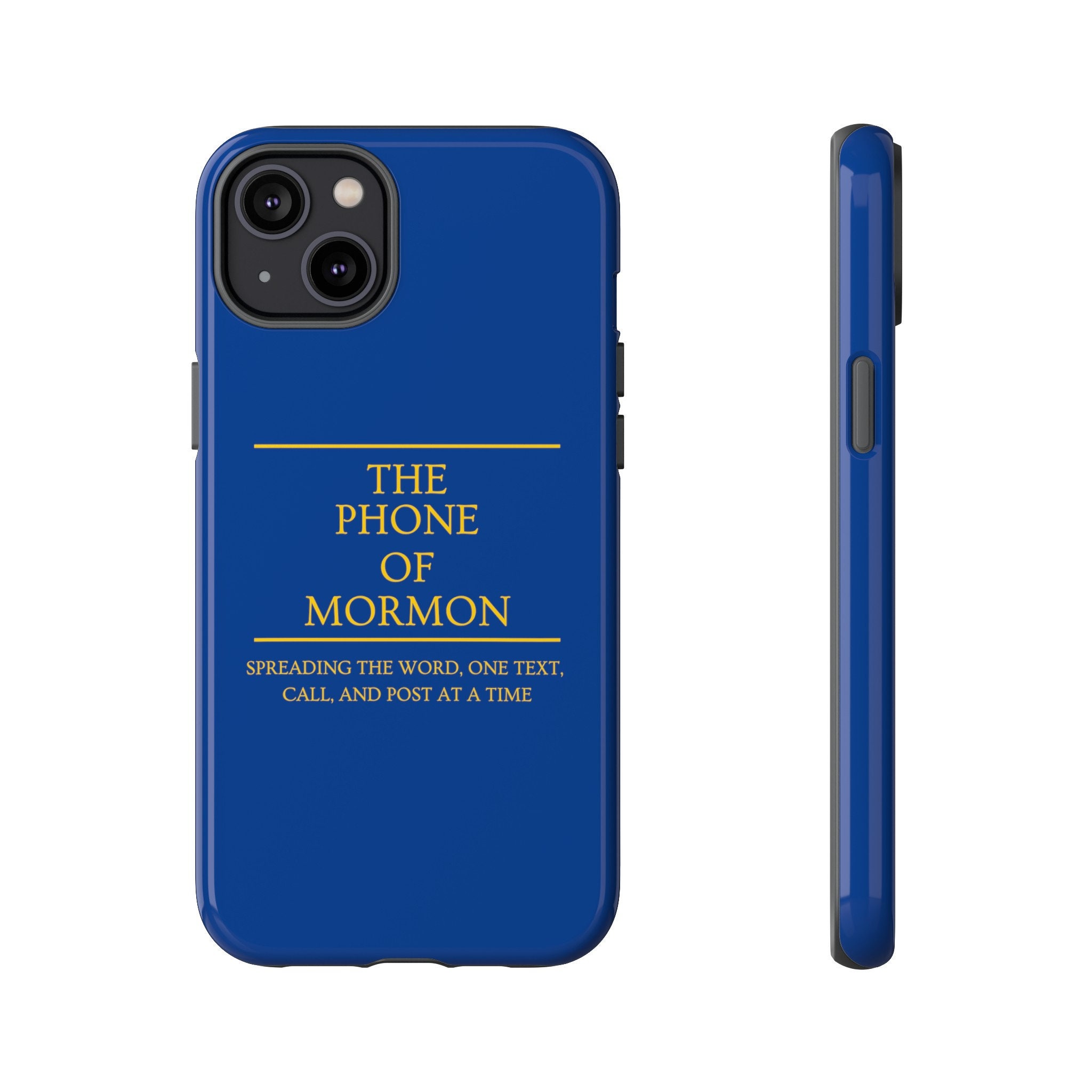 LDS Christian Phone Case "the Phone of Mormon" Gift Missionary Gift ...
