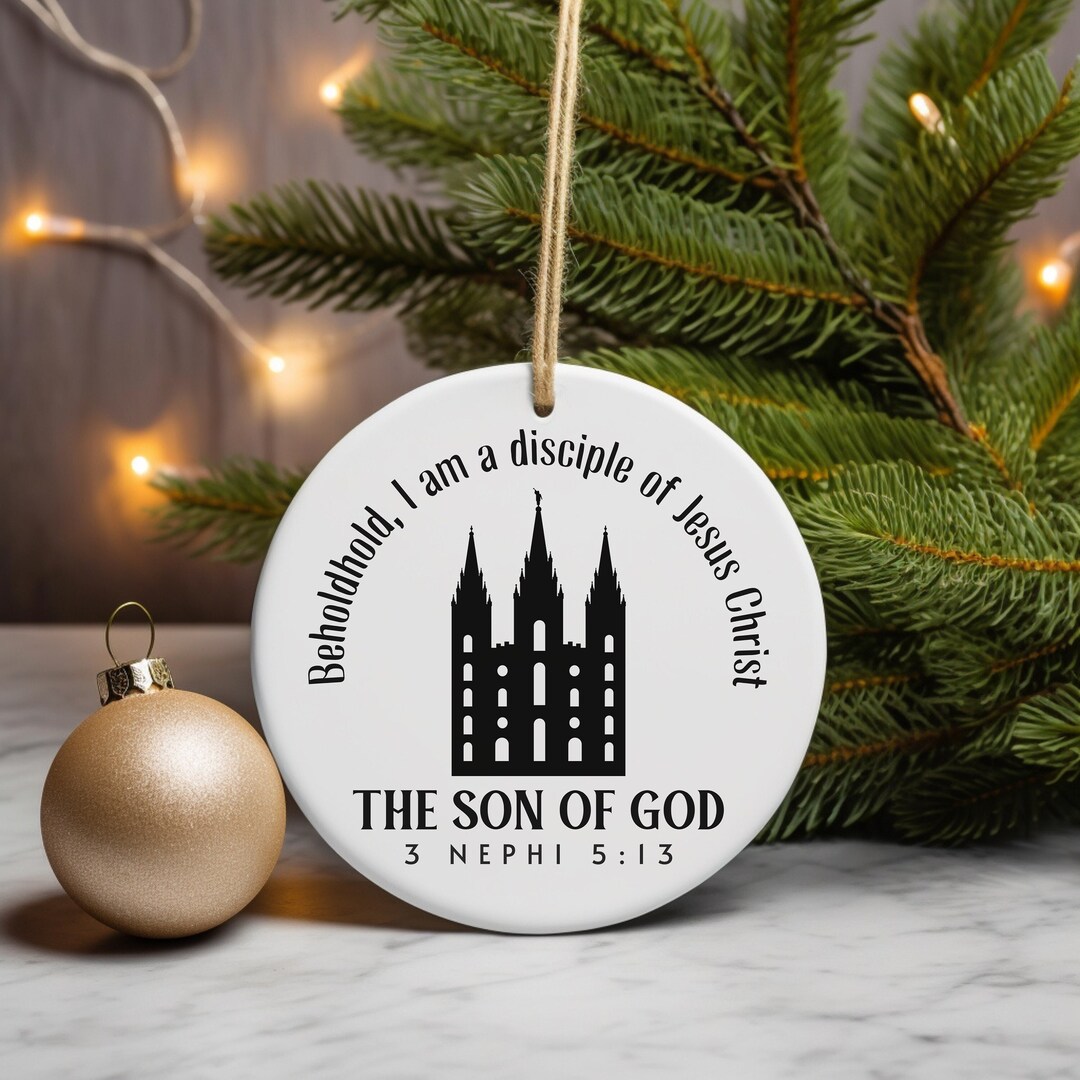 LDS 2024 Youth Theme Ornament Disciple of Christ Ornament Relief ...