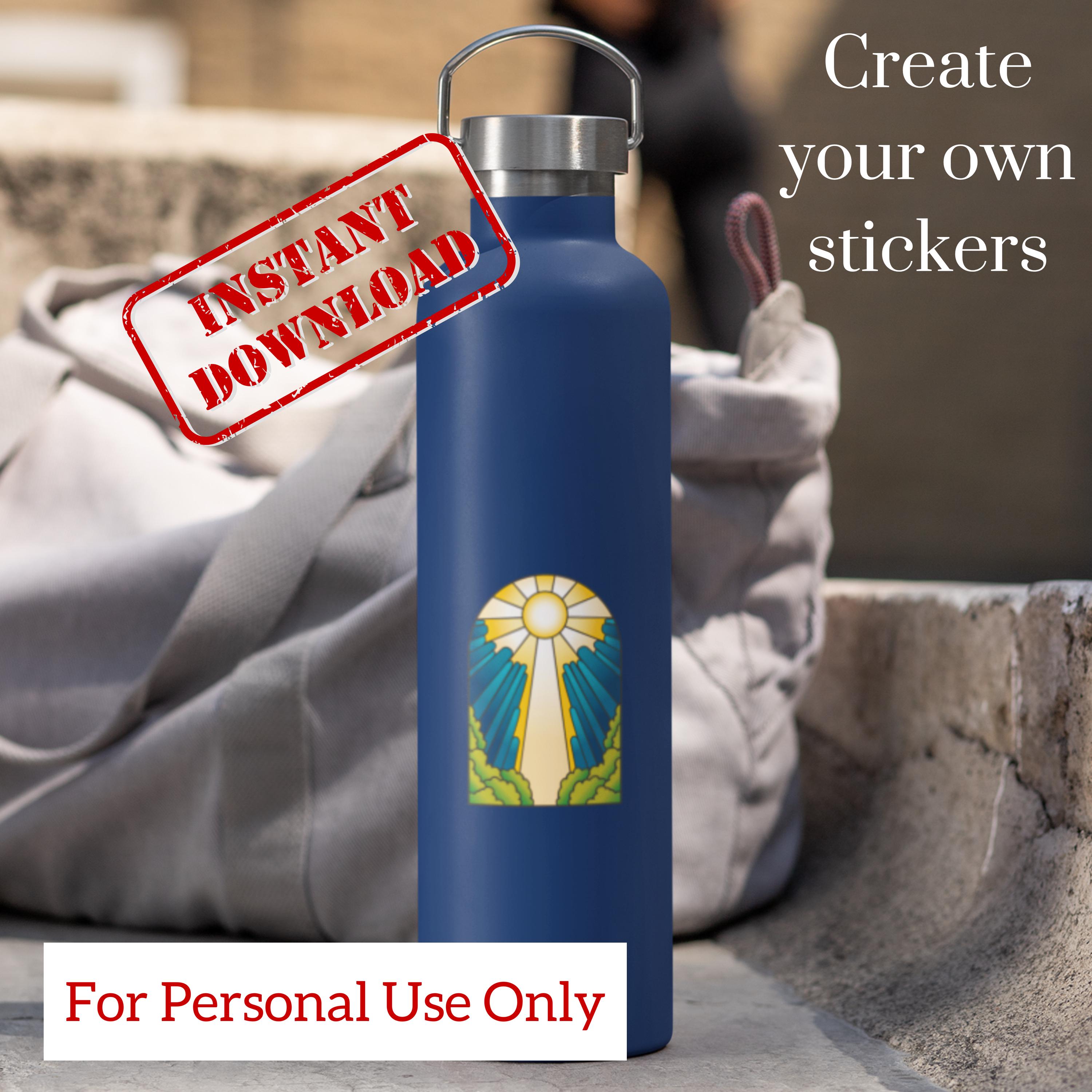 2025 LDS Youth Theme Stickers PDF PNG Come Unto Christ Emblem ...