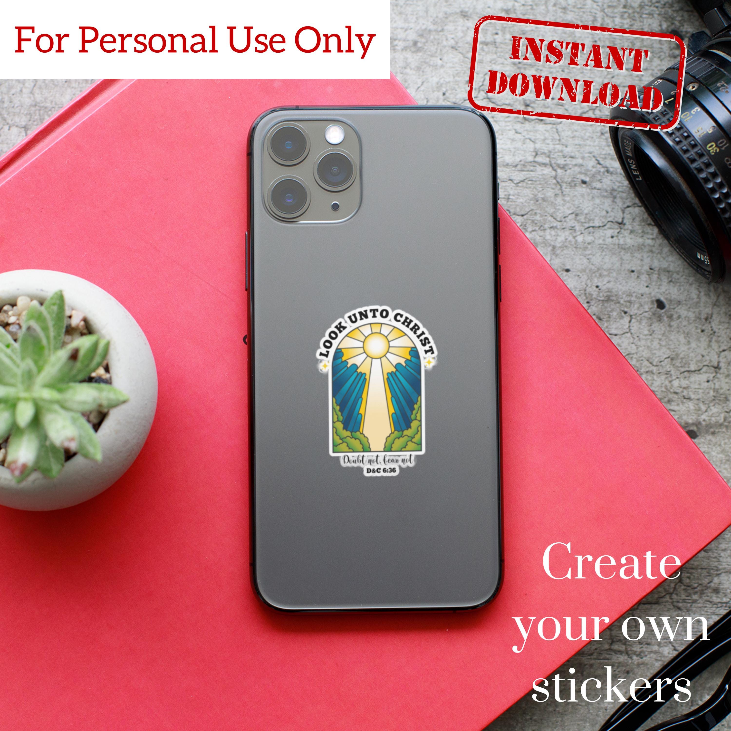 2025 LDS Youth Theme Stickers PDF PNG Come Unto Christ Emblem ...