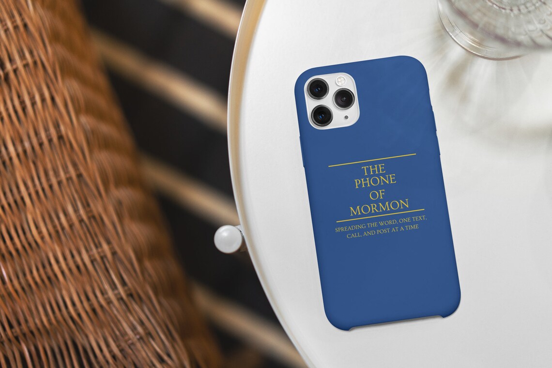 LDS Christian Phone Case "the Phone of Mormon" Gift Missionary Gift ...