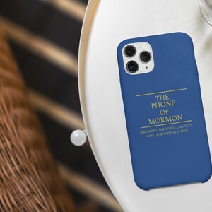 LDS Christian Phone Case "the Phone of Mormon" Gift Missionary Gift ...