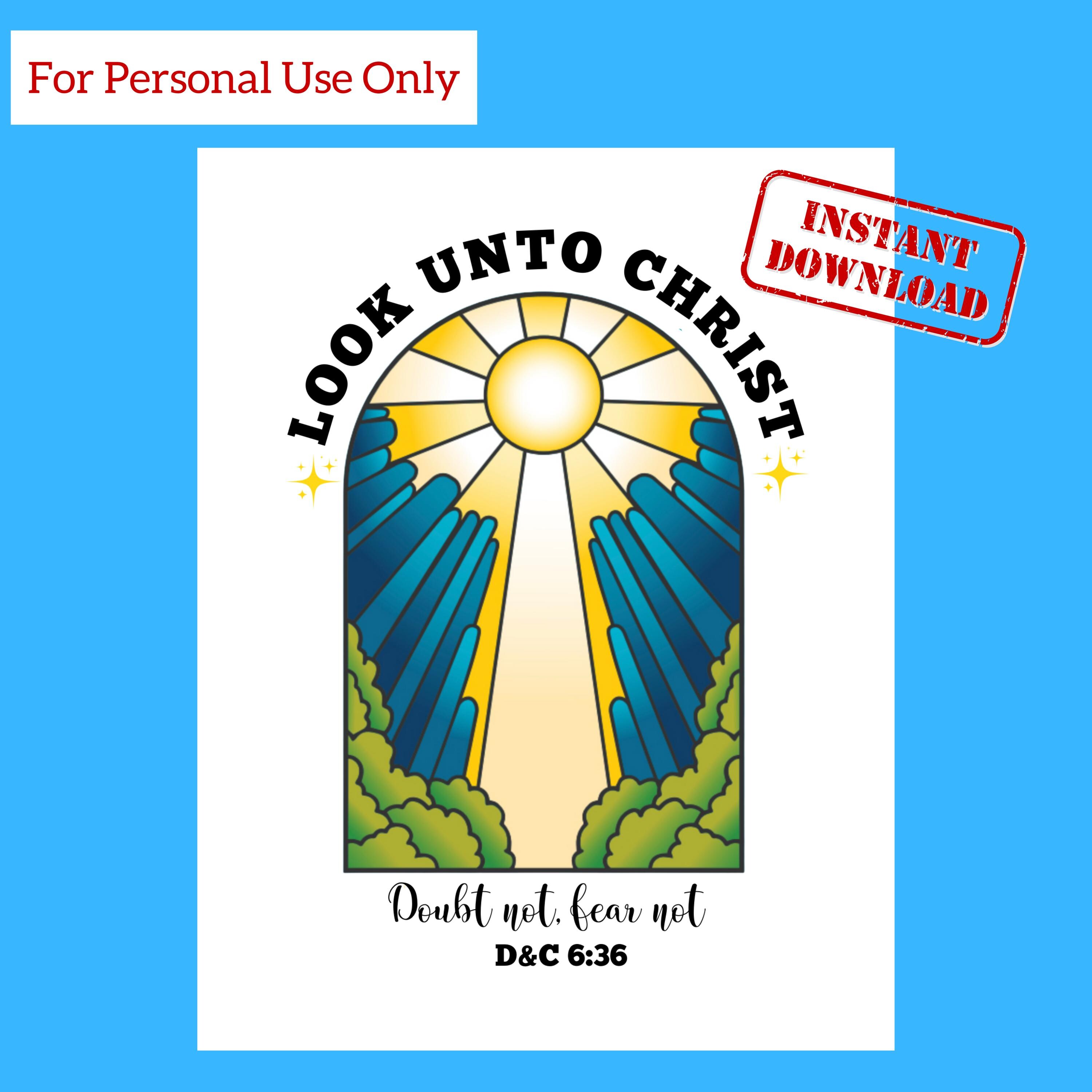 2025 LDS Youth Theme Stickers PDF PNG Come Unto Christ Emblem ...