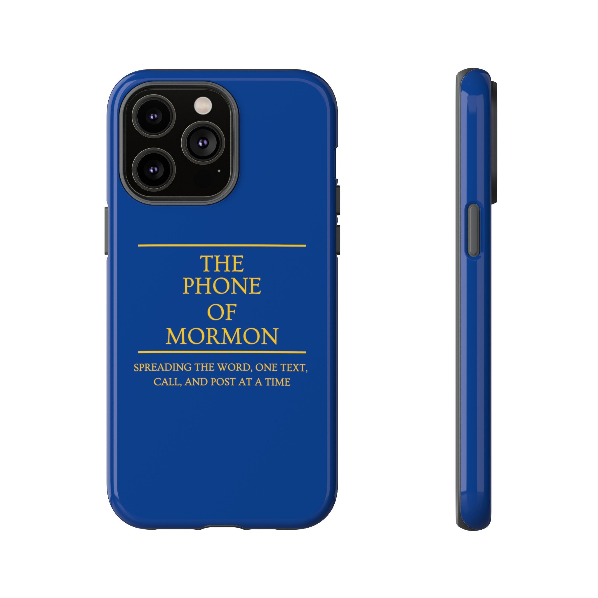 LDS Christian Phone Case "the Phone of Mormon" Gift Missionary Gift ...