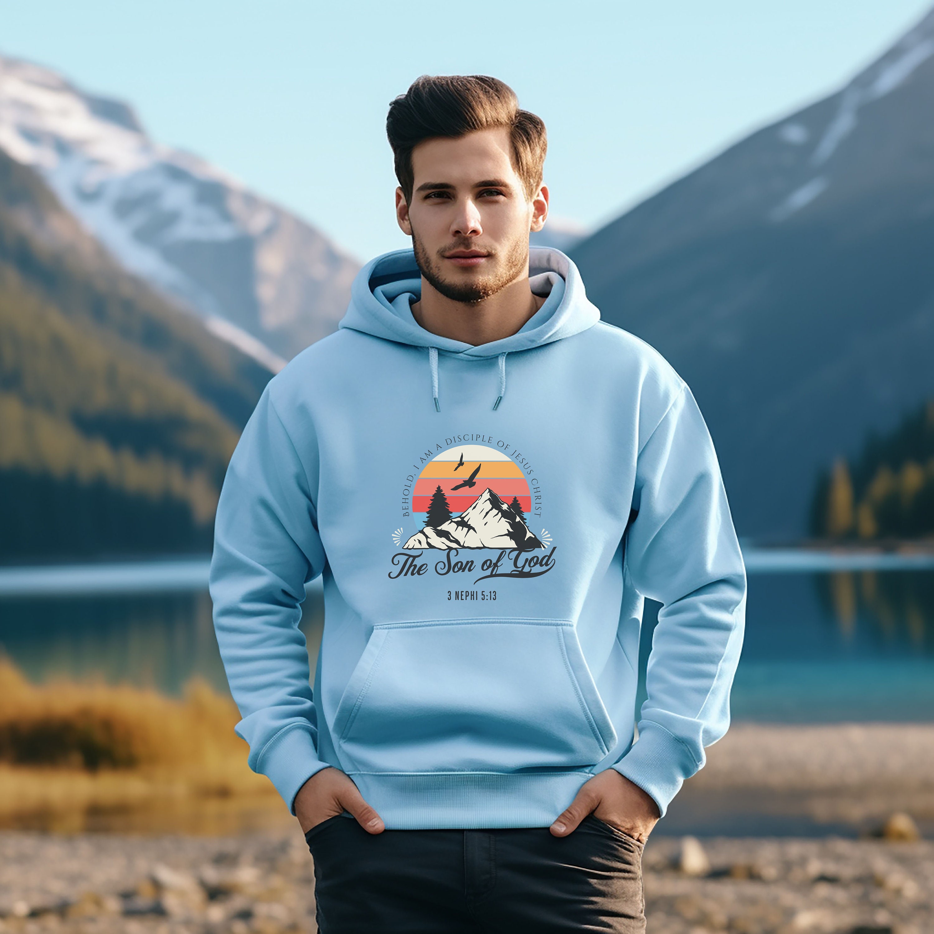Disciple of Christ Hoodie: LDS Youth Theme, Unisex Religious Sweatshirt ...