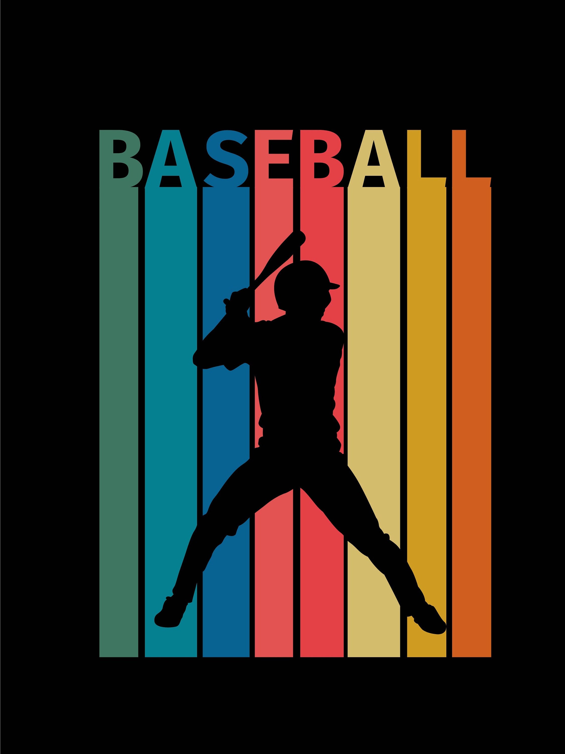 Retro Baseball Svg, Baseball Player Svg, Baseball Clipart Svg, Love ...