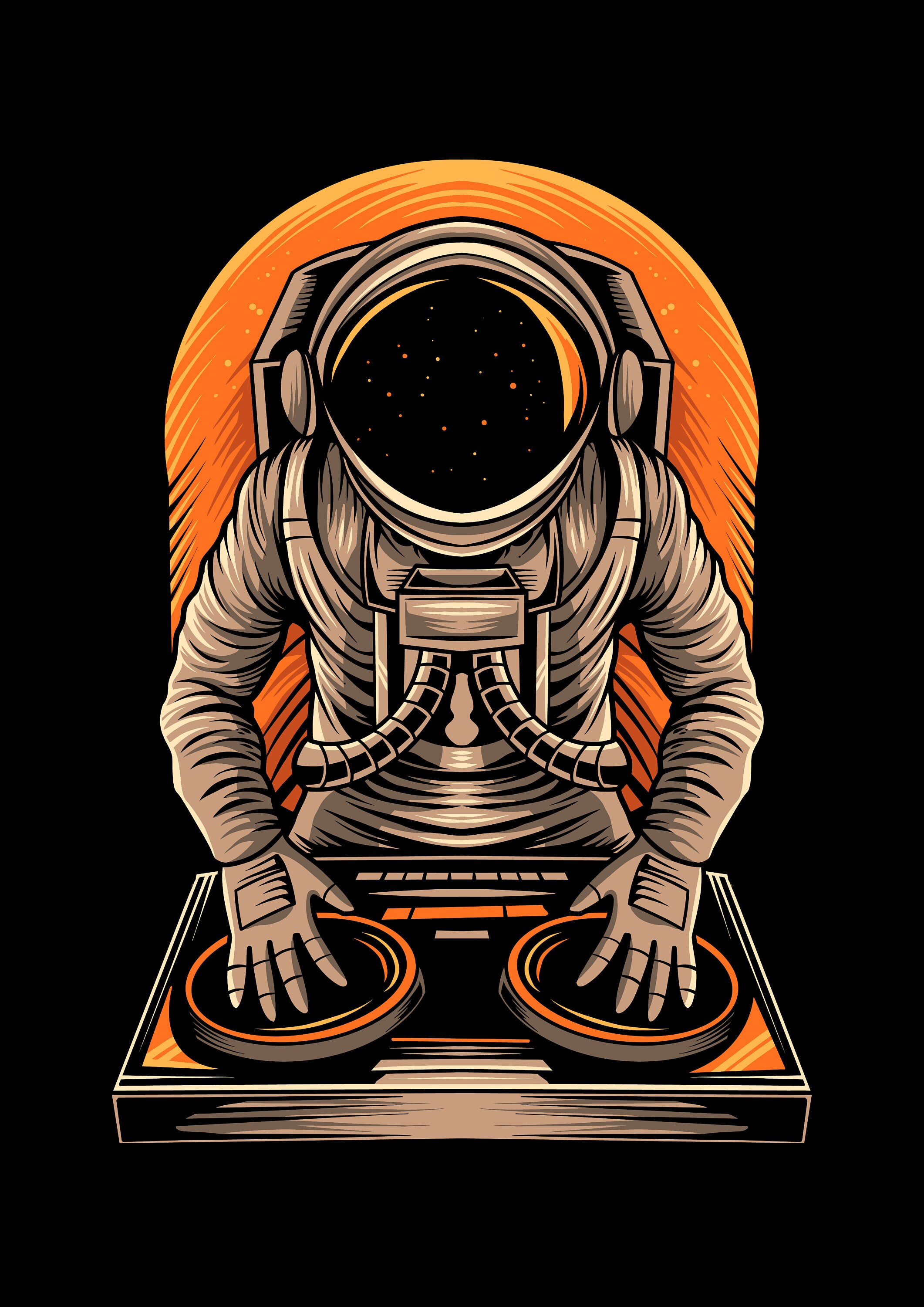 Dj Astronaut In Space