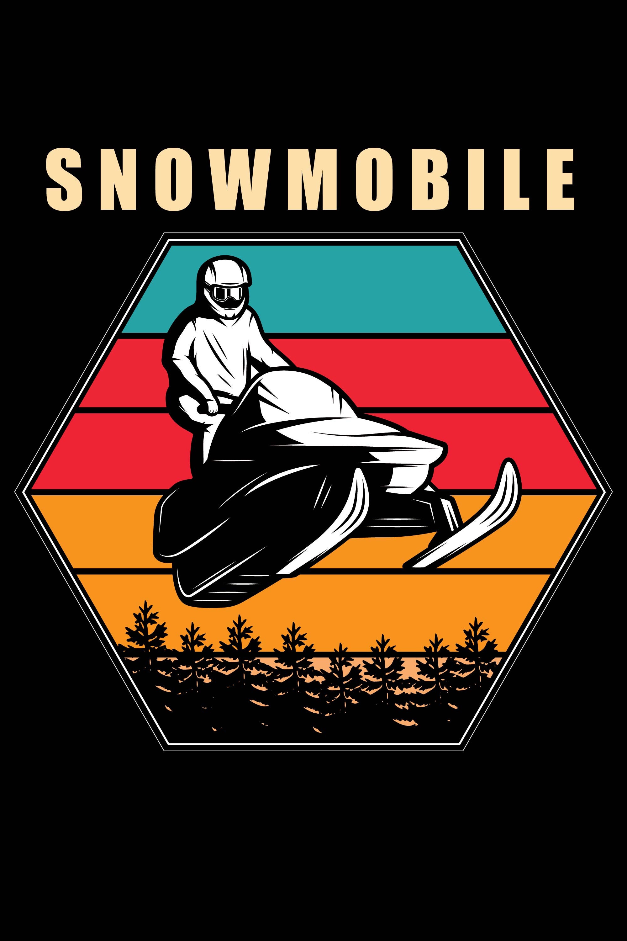 Retro Snowmobile Svg, Snowmobile Svg - Snowmobile Ride Artistic Designs ...