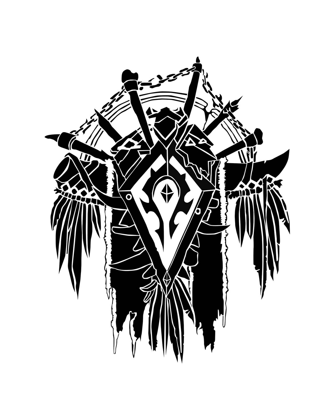 World of Warcraft Horde Crest Svg Png Jpeg Dxf Files (Download Now) - Etsy