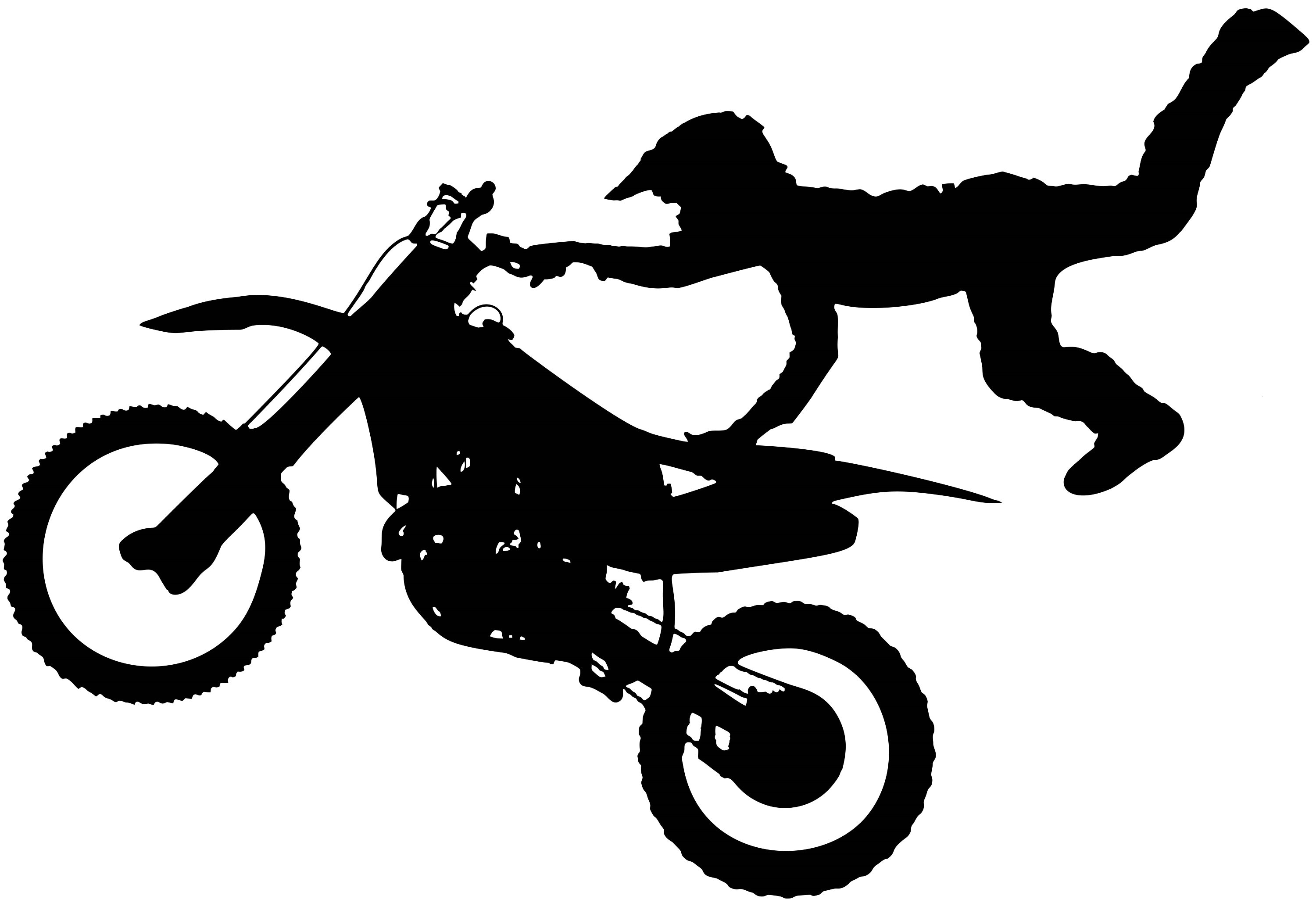Motocross Silhouette