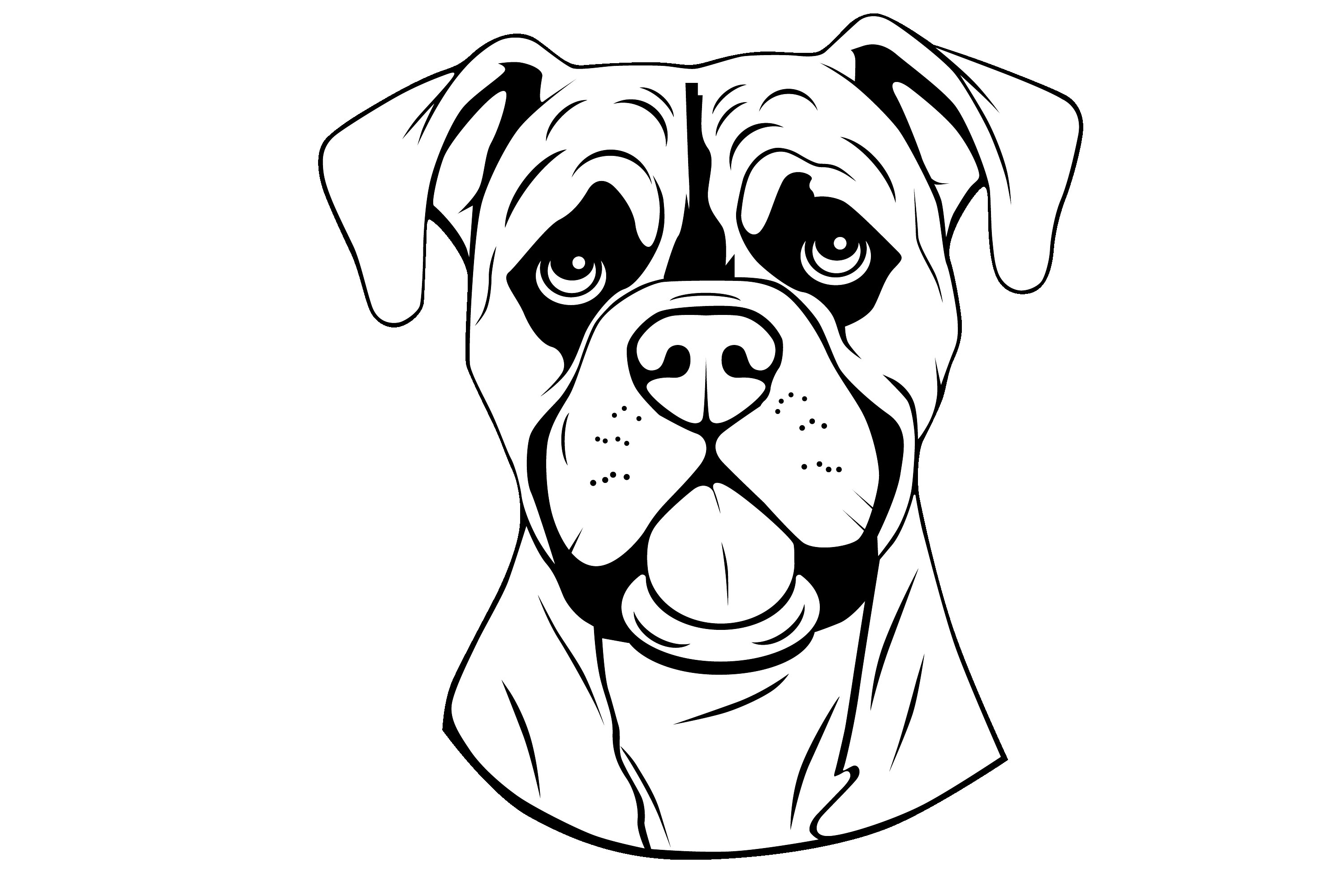 Boxer Dog SVG, Boxer SVG, German Boxer Svg, Boxer Clip Art, Boxer Head ...