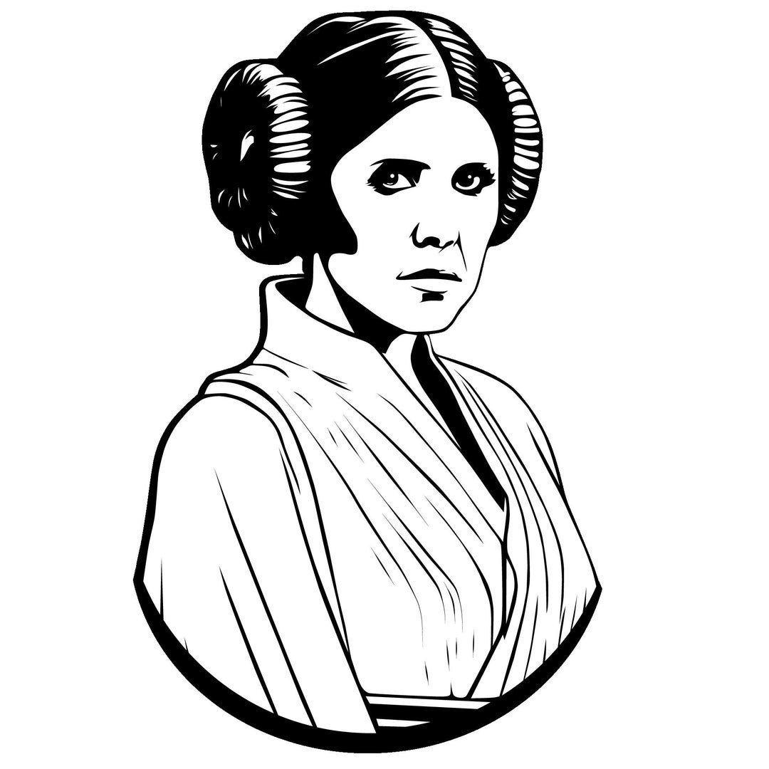 Princesa Leia Svg, Princesa Leia Cabeza Svg, Leia Svg, Svg, Jpg, Png ...