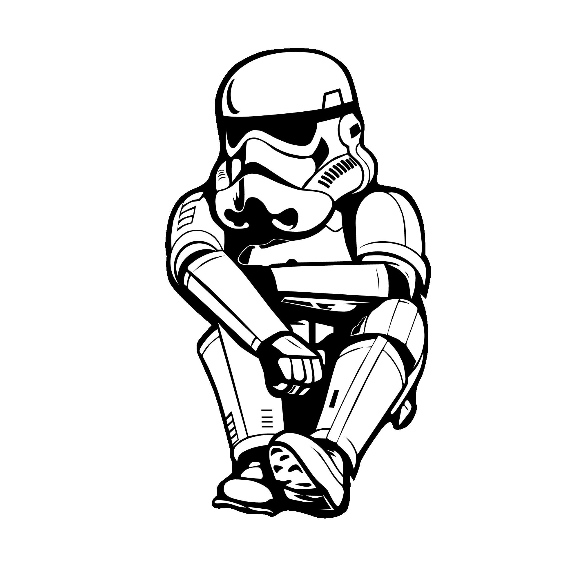 Stormtrooper Svg,stormtrooper Png Clipart, Instant Download, Silhouette ...