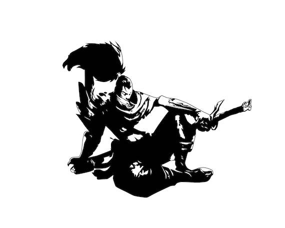 League of Legends Silhouette Yasuo Svg Png Jpeg Dxf - Etsy