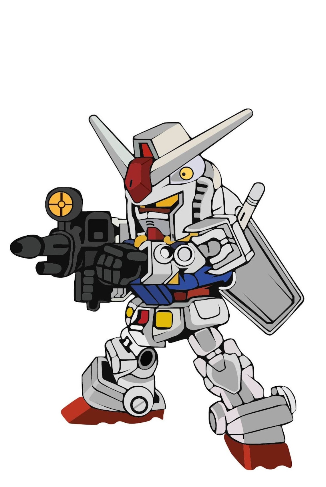 Gundam Svg, Gundam Chibi Svg, Gundam Model, Anime Svg, Robot Svg, Mecha ...