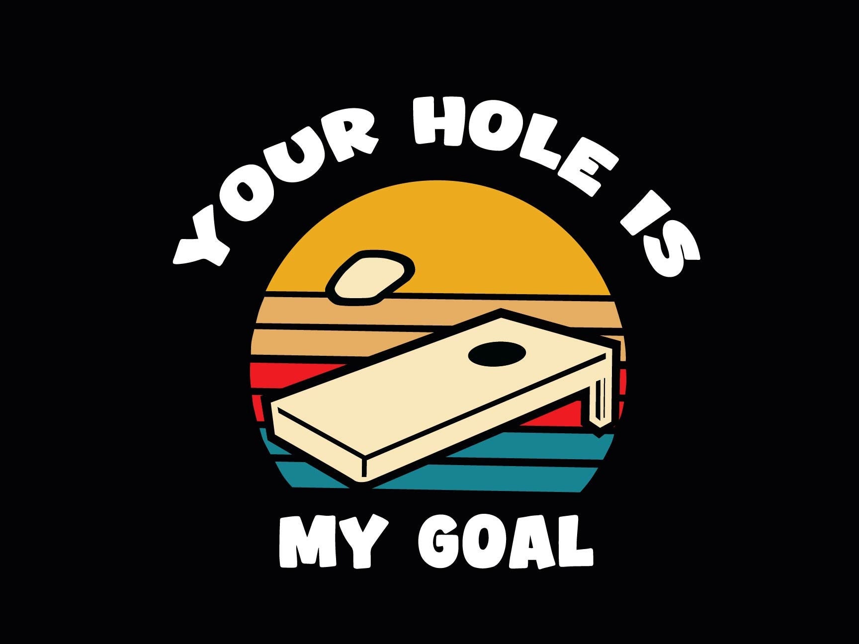 Your Hole is My Goal Svg, Cornhole Svg, Boss of the Toss, Cornhole ...
