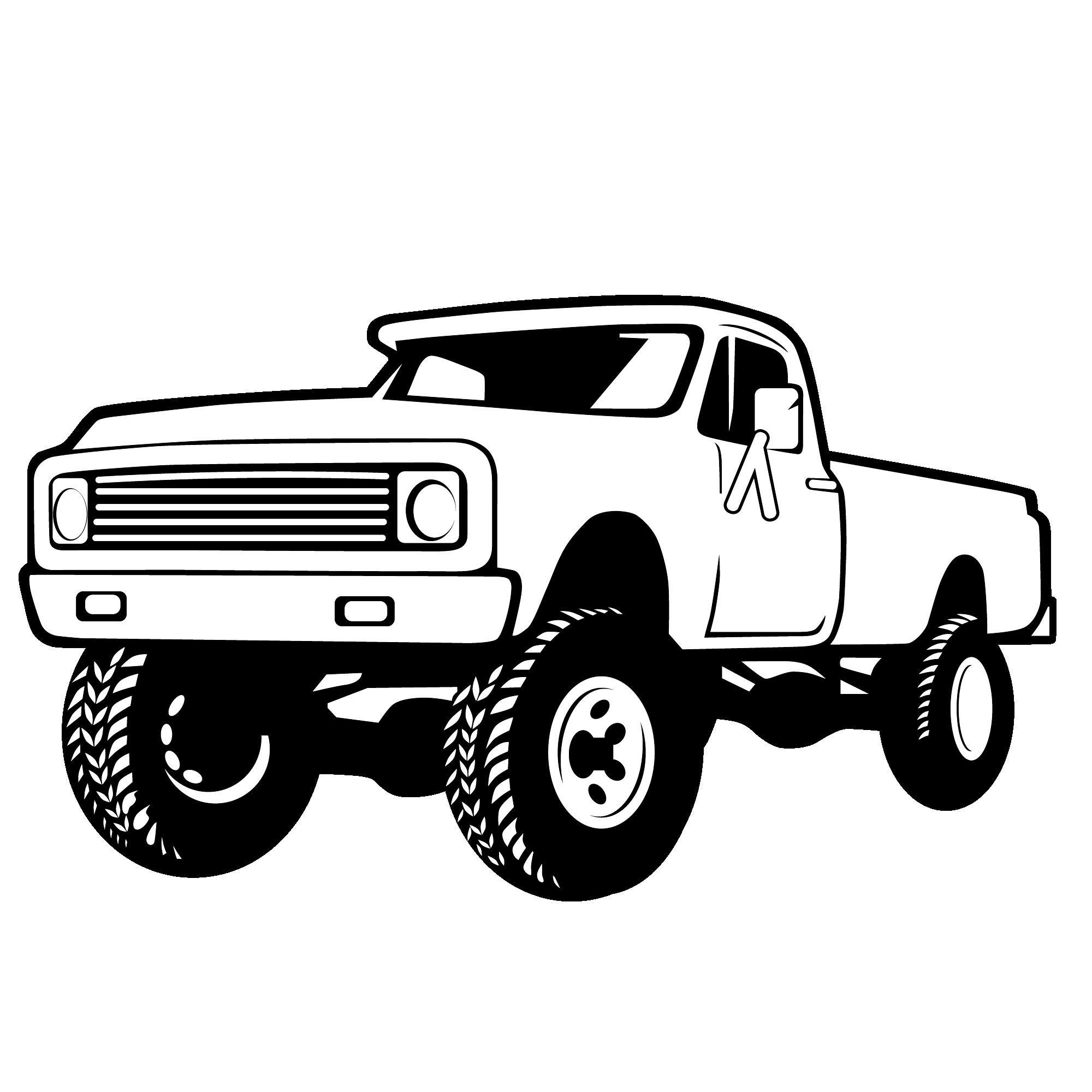 Pick up Truck SVG | Pick up Truck Cut File | Pick up Truck Cricut ...