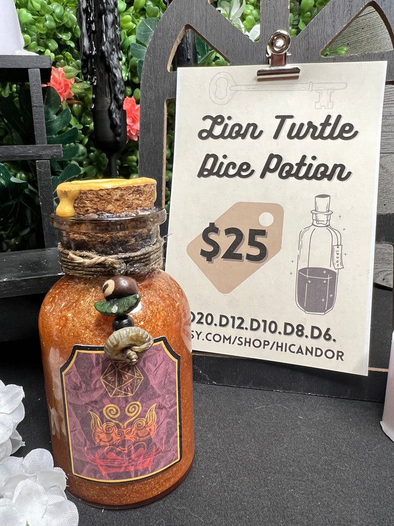 Lion Turtle Dice Potion Roller - Etsy