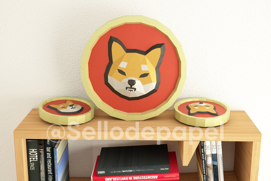 Shiba Inu Coin Crypto Papercraft PDF Plantilla DIY 3d Modelo - Etsy UK