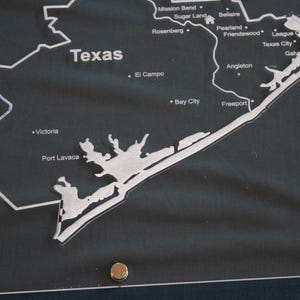 Laser Engraved LDS Mission Map Track Your Missionary's Progress on an ...