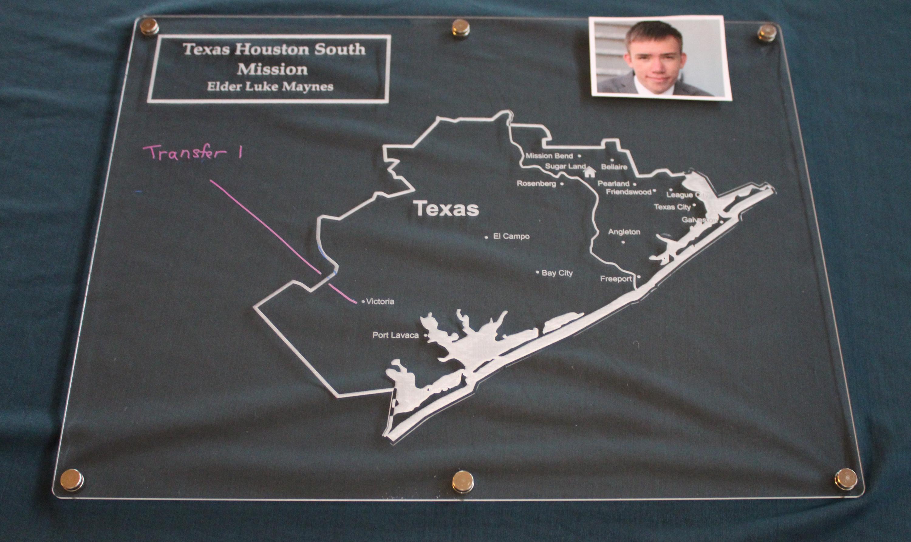 Laser Engraved LDS Mission Map Track Your Missionary's Progress on an ...