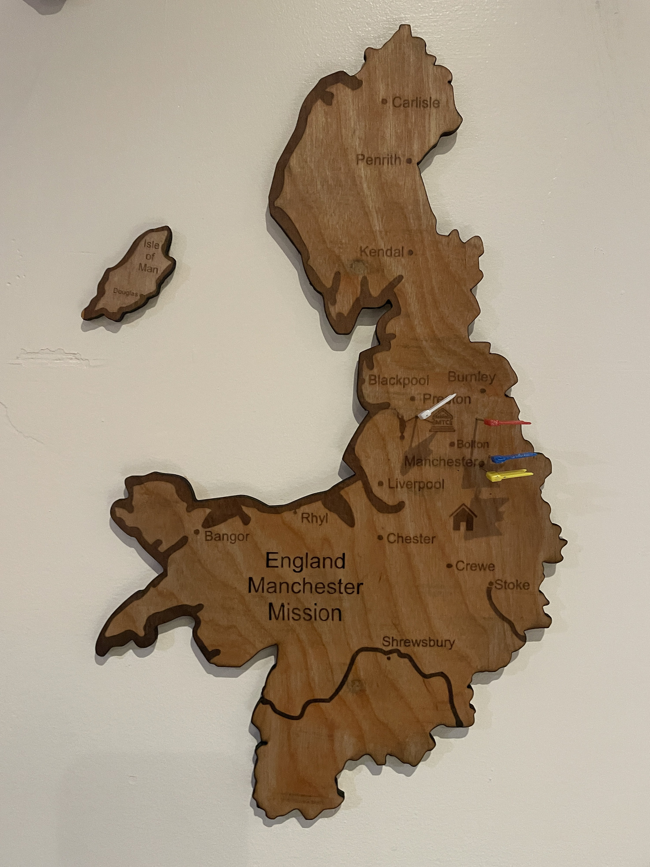 15 Laser Cut and Engraved LDS Mission Maps Track Your - Etsy