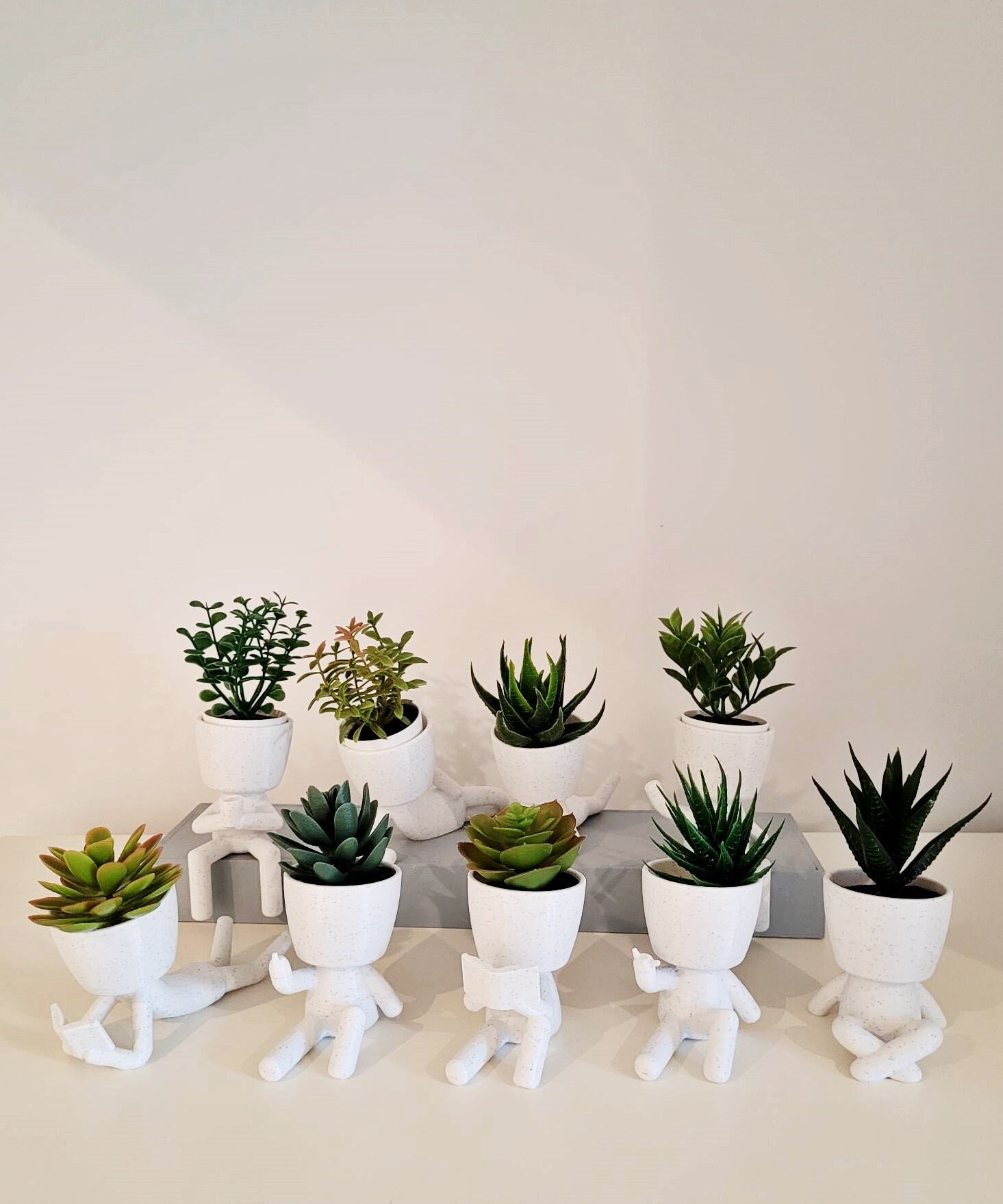 Humanoid Planters 3D Printed - Etsy
