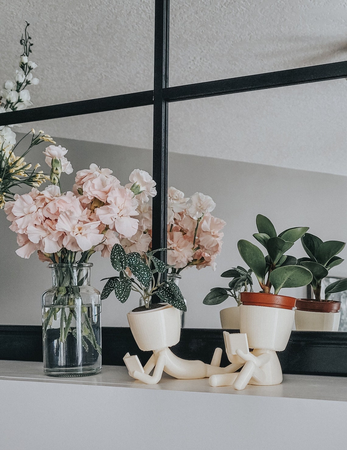 Humanoid Planters 3D Printed - Etsy