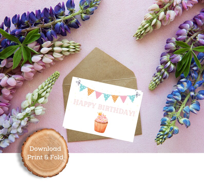 Birthday Day Card • Printable • Instant Download - Etsy